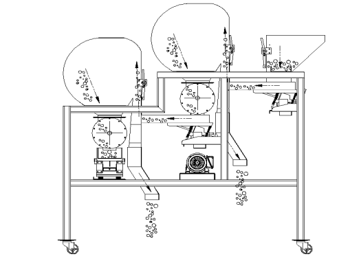 Vacuum Gravity Sorting Machine With Power 2,7KW And Voltage 380V/50HZ ...