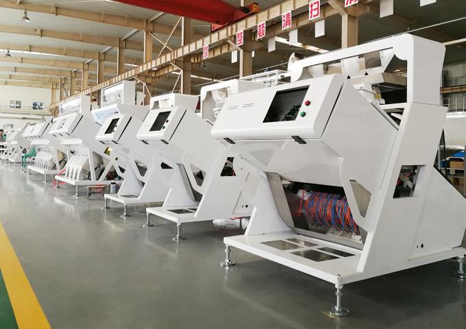 CCD Camera Wheat Color Sorter Machine 3 Chutes 1.5~3.0Tons/h